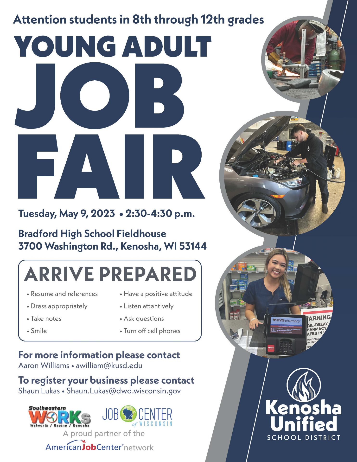 Young Adult Job Fair – Kenosha eSchool