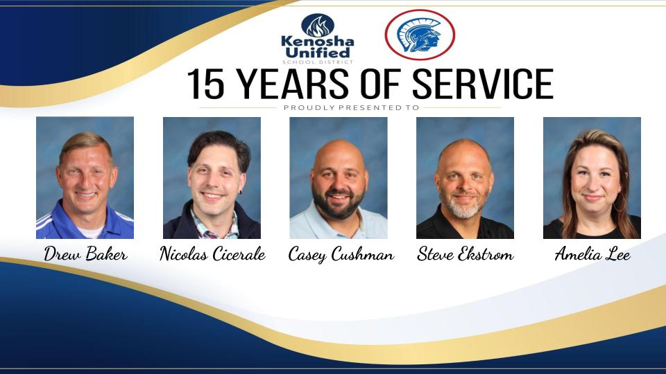 KUSD Appreciation – 15 & 20 Years of Service – Tremper High School
