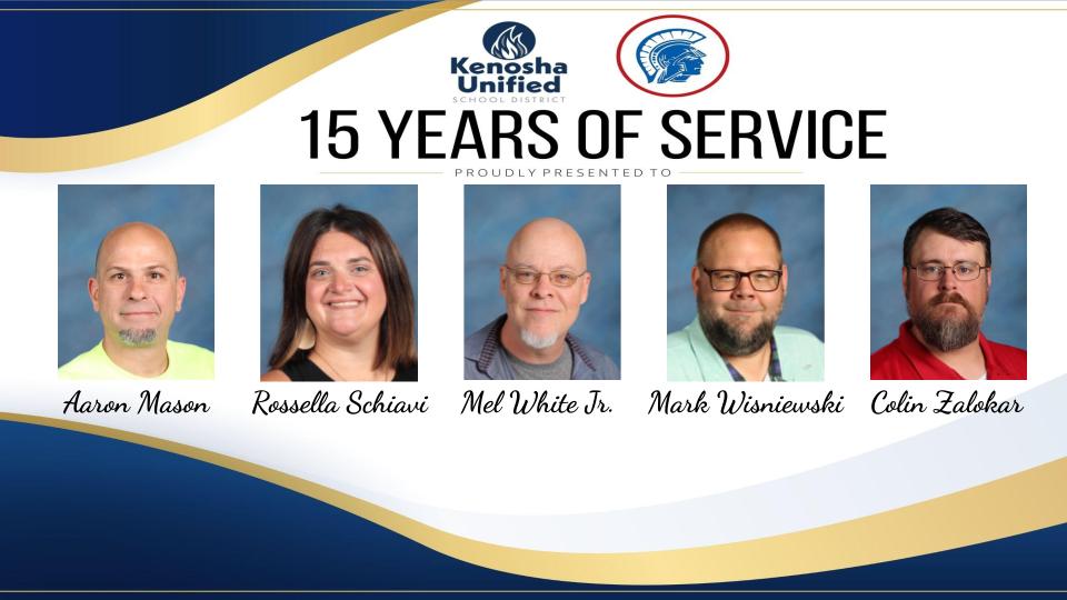 KUSD Appreciation – 15 & 20 Years of Service – Tremper High School